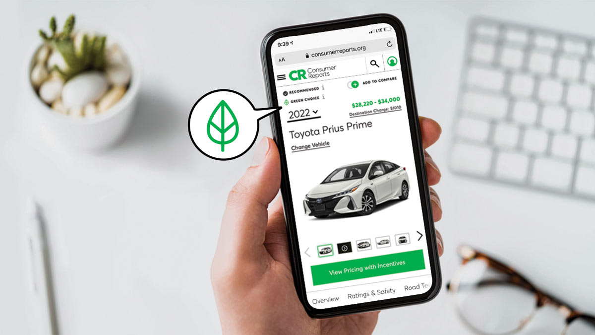What It Takes to Be Designated a CR Green Choice Car - Consumer Reports