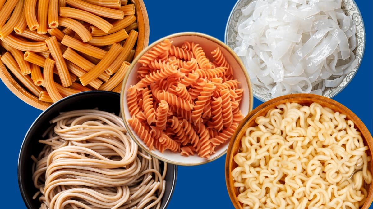 5 Pasta Alternatives | Whole-Wheat & Chickpea Pasta, Soba, Ramen ...
