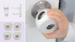 door knobs with locks nearby